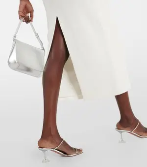 David Koma Embellished Cady Midi Dress