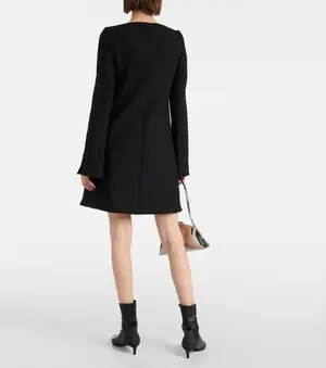 COURREGES Courrèges Ellipse Crêpe Coat