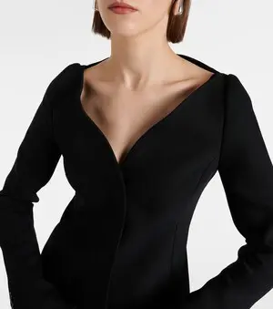 COURREGES Courrèges Ellipse Crêpe Coat