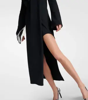COURREGES Courrèges Twist Cotton-blend Piqué Polo Dress