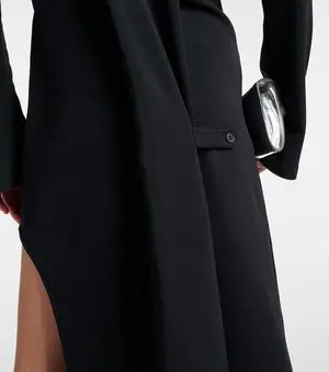 COURREGES Courrèges Twist Cotton-blend Piqué Polo Dress