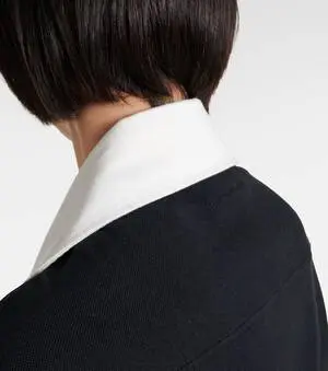 COURREGES Courrèges Twist Cotton-blend Piqué Polo Dress