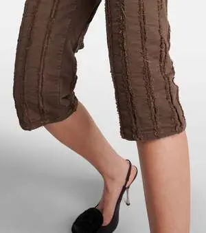 Blumarine Low-rise Cropped Pants