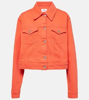 7 For All Mankind Nellie Oversized Denim Jacket