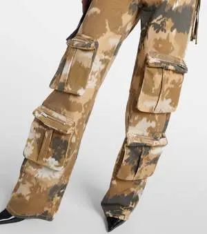 Blumarine Camouflage Cargo Trousers