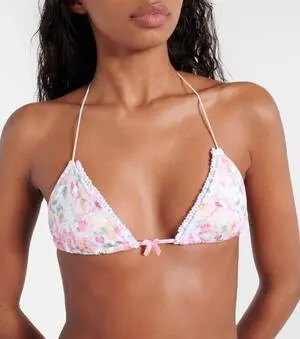 BANANHOT Flora Floral Bikini Top
