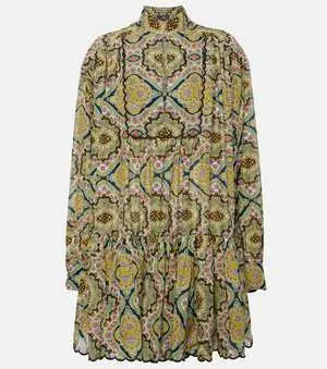 Etro Printed Cotton Shirt Dress