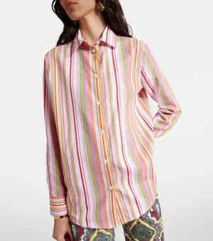 Etro Striped Cotton Shirt