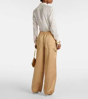 Dorothee Schumacher Slouchy Coolness Wide-leg Pants - Beige