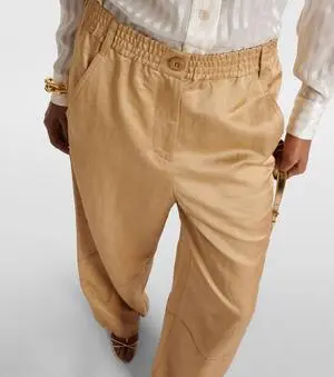 Dorothee Schumacher Slouchy Coolness Wide-leg Pants - Beige