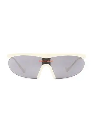 DISTRICT VISION District Vision Koharu Eclipse Sunglasses Limestone & D+ Onyx Mirror