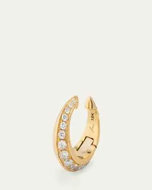 Lizzie Mandler One-sided Crescent Diamond Ear Cuff