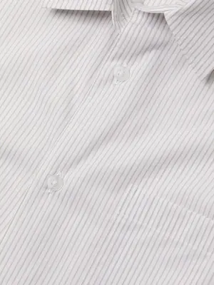 Vince Pinstriped Cotton-blend Button-front Shirt