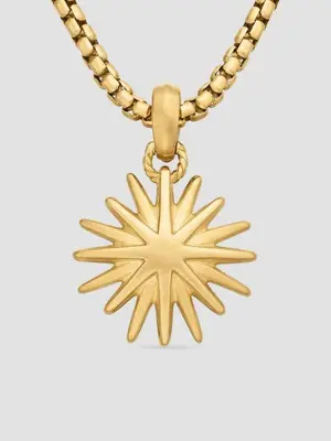 David Yurman Starburst Charm In 18k Yellow 21.5mm