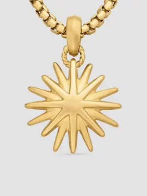 David Yurman Starburst Charm In 18k Yellow 21.5mm