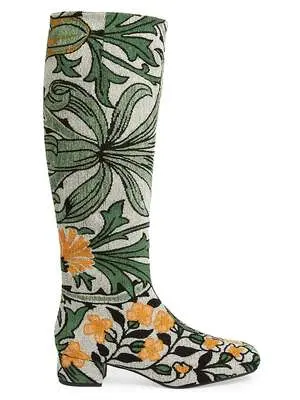 La DoubleJ Edie Boots - Jacquard Delta Ivory