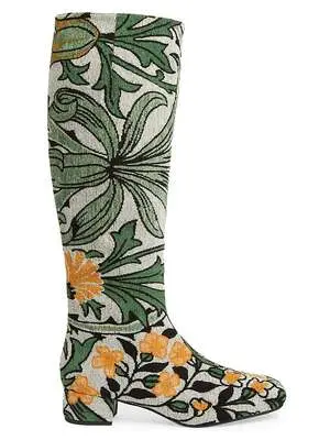 La DoubleJ Edie Boots - Jacquard Delta Ivory
