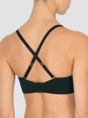 Natori Minimal Plunge Strapless Bra - Black