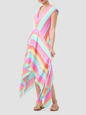 Trina Turk Havia Striped Maxi Dress