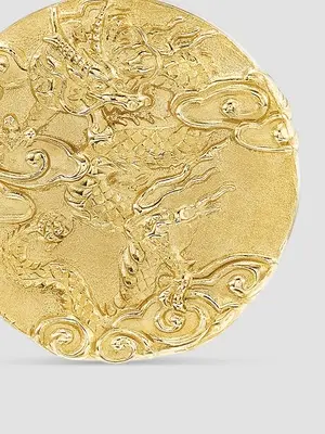 David Yurman Dragon Amulet In 18k Yellow