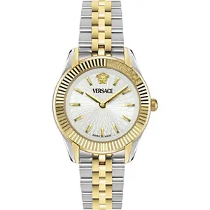 Versace Versace Greca Time Bracelet Watch Two Tone