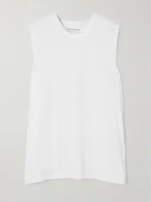Another Tomorrow Organic Cotton-jersey Tank Top
