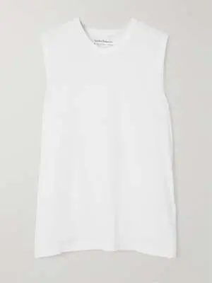 Another Tomorrow Organic Cotton-jersey Tank Top