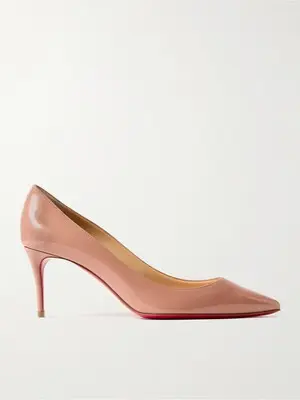 CHRISTIAN LOUBOUTIN So Kate 70 Patent Leather Pumps - Neutrals