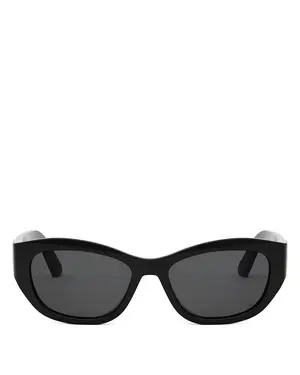 Dior 30montaigne B5u Oval Sunglasses - Black/gray Solid