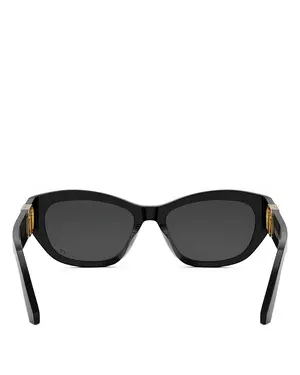 Dior 30montaigne B5u Oval Sunglasses - Black/gray Solid