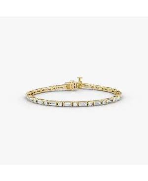 VRAI Mixed Shape Diamond Bracelet - Gold