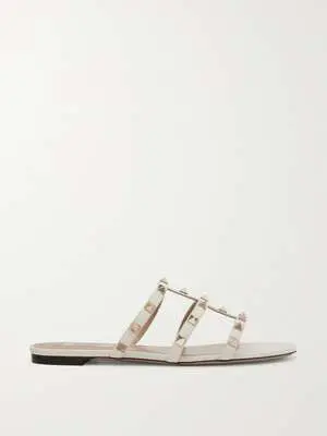 Valentino Garavani The Rockstud Leather Sandals