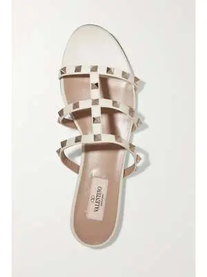 Valentino Garavani The Rockstud Leather Sandals