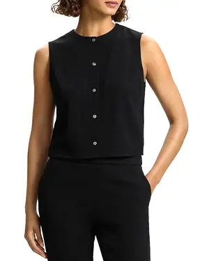 Theory Sleeveless Shell - Black