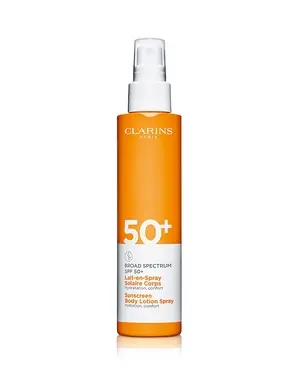 Clarins Sunscreen Body Lotion Spray Broad Spectrum Spf 50+ 5 Oz - No Color