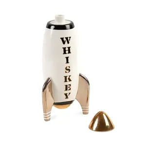 Jonathan Adler Whiskey Rocket Decanter - Gold