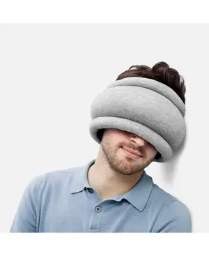 OSTRICHPILLOW Light Versatile Pillow Reversible - Midnight Grey