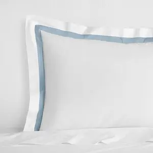 SFERRA Estate Sham, Boudoir - White/sea