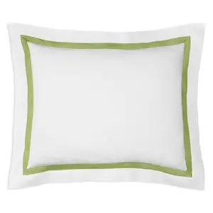 SFERRA Estate Sham, Euro - White/apple