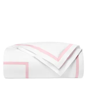 SFERRA Estate Duvet Cover, Twin - White/carnation