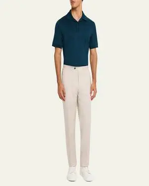 Kiton Wool Twill Trousers