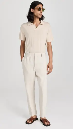 Nn07 Billie Linen Pants - Oat