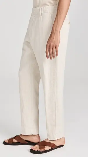 Nn07 Billie Linen Pants - Oat
