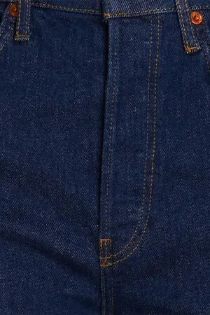 RE/DONE 70s High-rise Wide-leg Jeans - Dark Denim