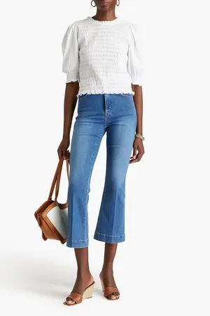 Veronica Beard Carson High-rise Kickflare Jeans