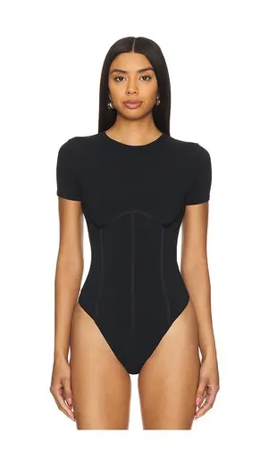 FLEUR DU MAL T-shirt Bodysuit - Black