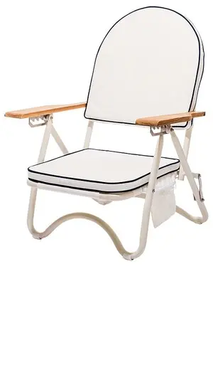 BUSINESS & PLEASURE Pam Chair In White - Riviera White