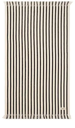 BUSINESS & PLEASURE Beach Towel In Black - Monaco Black