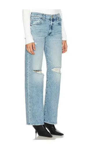 MOTHER The Mid Rise Maven Sneak Jeans - Peak-a-boo