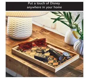 Disney Home Monochrome Small Serving Tray, Bamb Oo